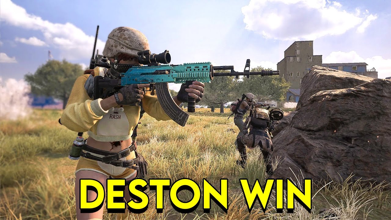 Our First Win on Deston! - PUBG's New Map - YouTube