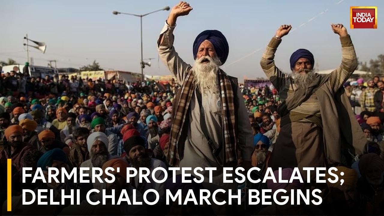 Delhi Chalo Protest News: Farmers Begin Delhi Chalo March Amid ...