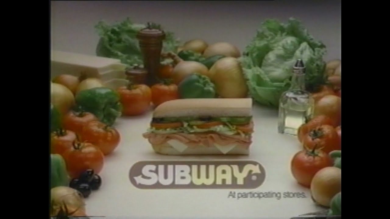 Subway Commercial 1991 - YouTube