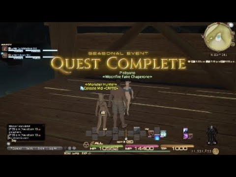 FFXIV MOONFIRE FAIRE (2018) OBSTACLE COURSE - YouTube