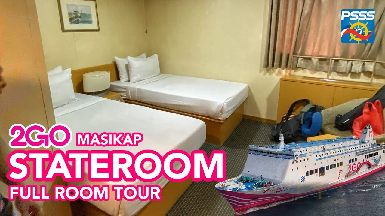 Room Tour | #MV2GoMasikap, State Room accommodation onboard. - YouTube