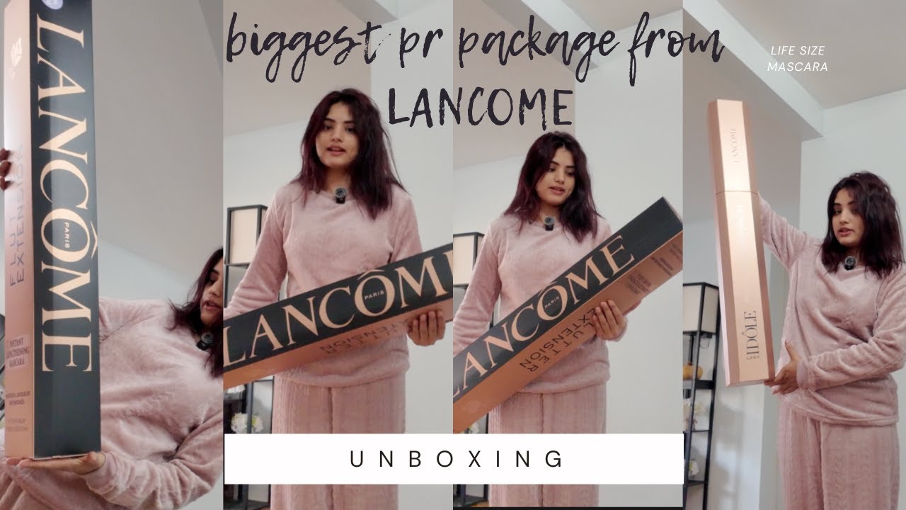 Biggest Lancome PR Unboxing #prunboxinghaul #lancôme #motivation # ...