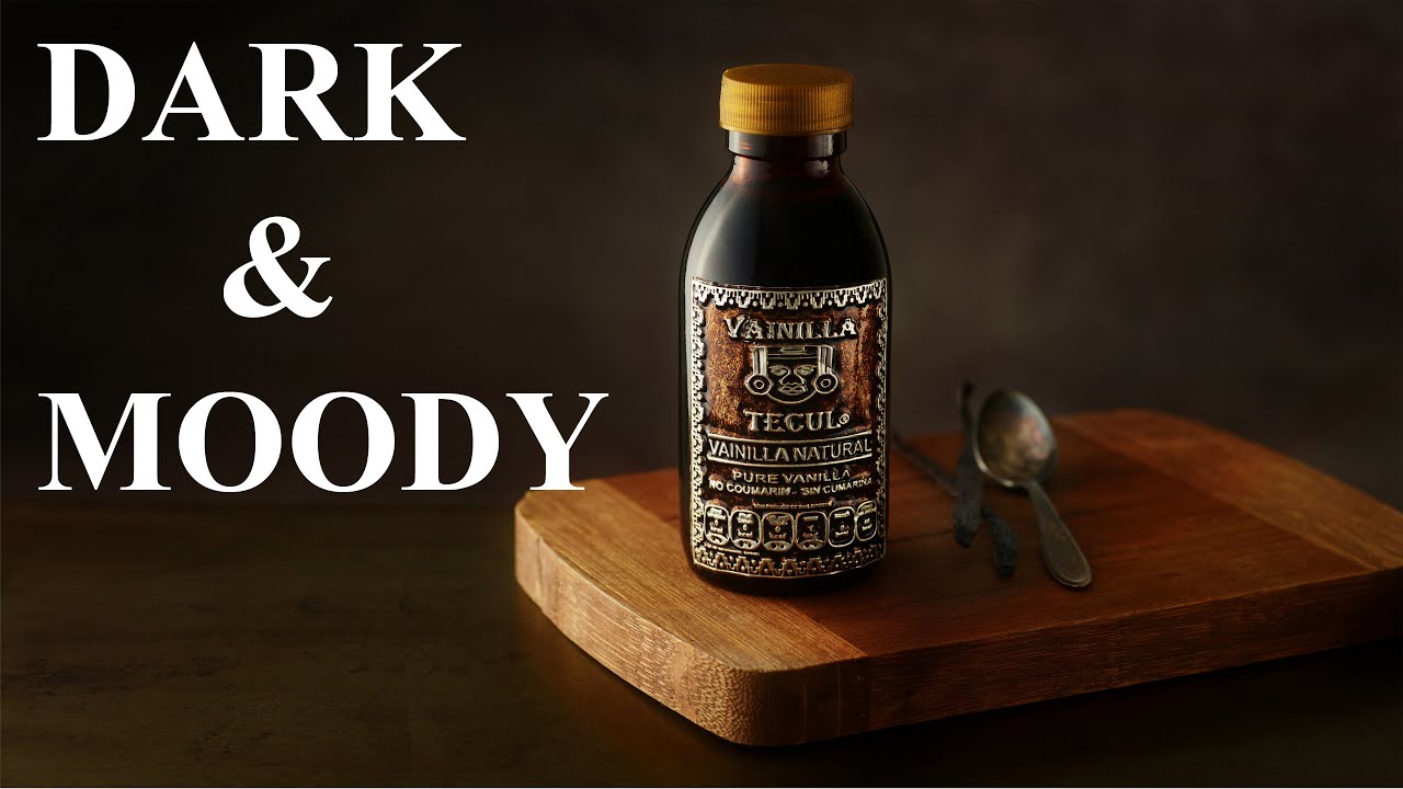 DARK MOODY Bottle Product Photography Tutorial - YouTube