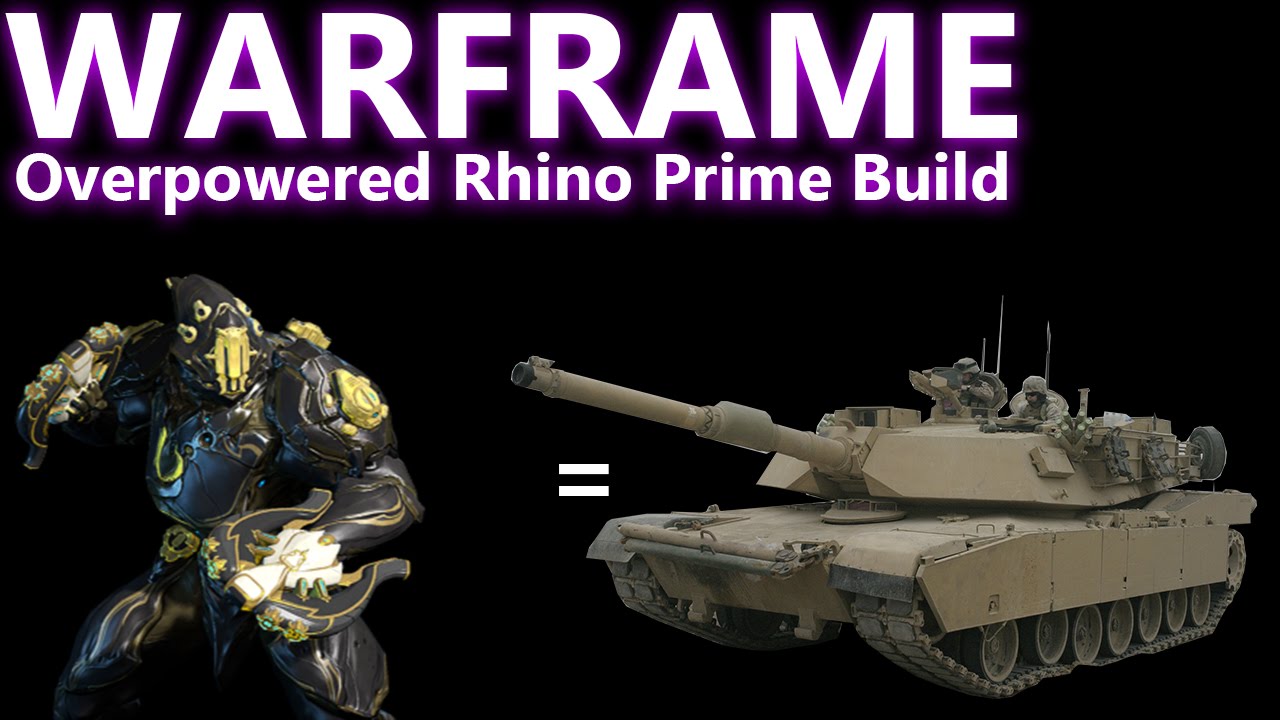 Warframe - Rhino Prime 0 Forma Build! - YouTube