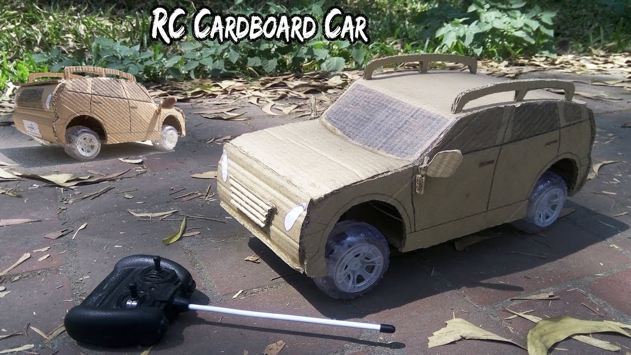How to make RC Car | Using Cardboard | BMW - Amazing DIY - YouTube