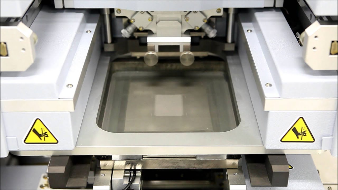 SJ Inno Tech - Chip Resistor-Thick Film Printer - YouTube