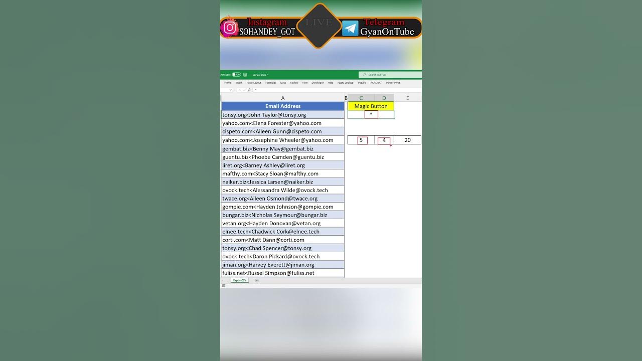 shorts Excel Hidden Hack Never Seen Before Remove Unwanted Text shorts-excel-hidden-hack-never-seen-before-remove-unwanted-text