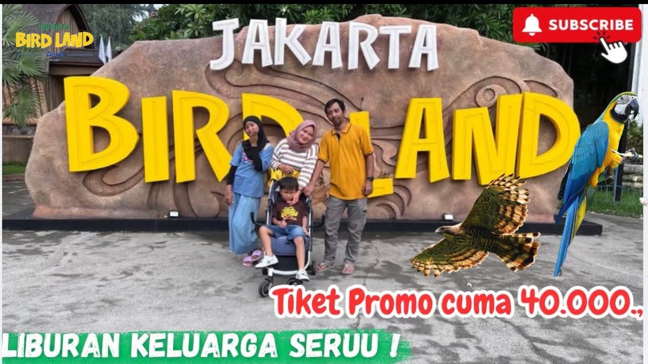 JAKARTA BIRDLAND ANCOL WISATA KELUARGA TERBARU 2024 || Review Wahana ...