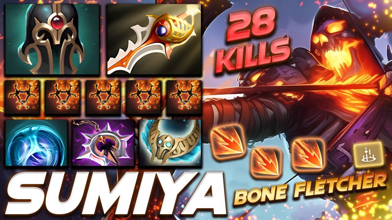 Sumiya Clinkz Bone Fletcher 28 Kills - Dota 2 Pro Gameplay [Watch ...