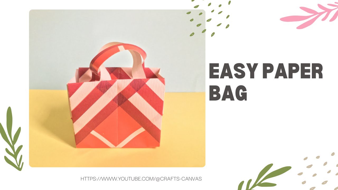 Origami Paper Bag | How to Make Paper Bags with Handles | Origami Gift ...