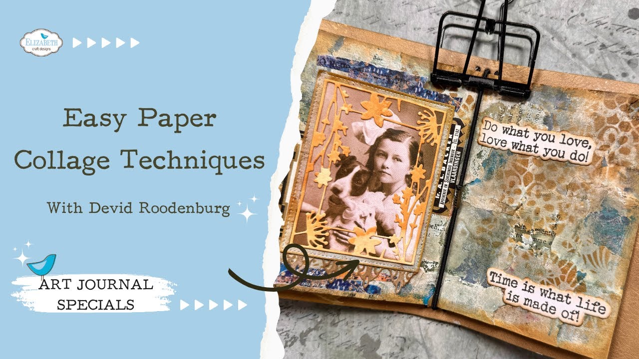 Easy Paper Collage Techniques - YouTube
