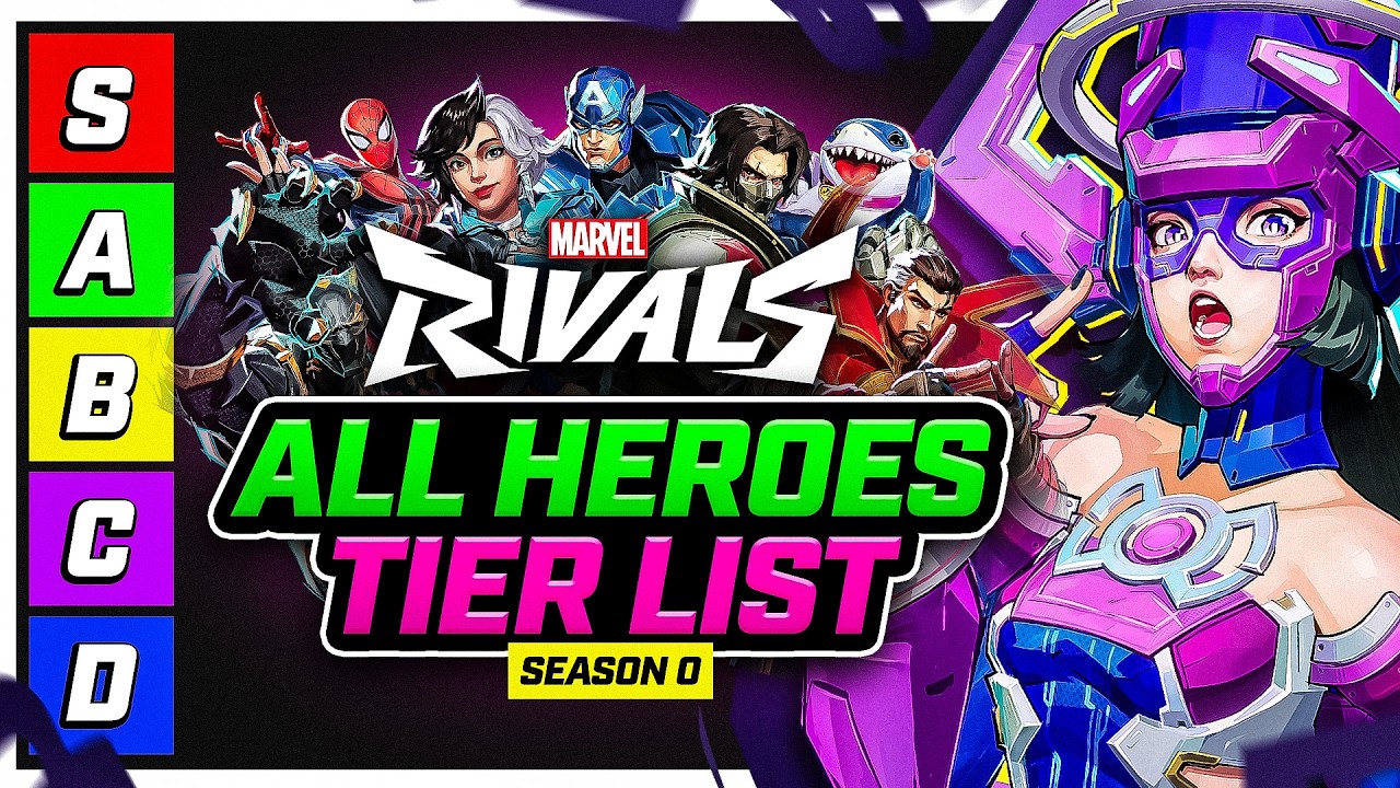Ranking EVERY Hero In Marvel Rivals - Season 0 Tier List - YouTube