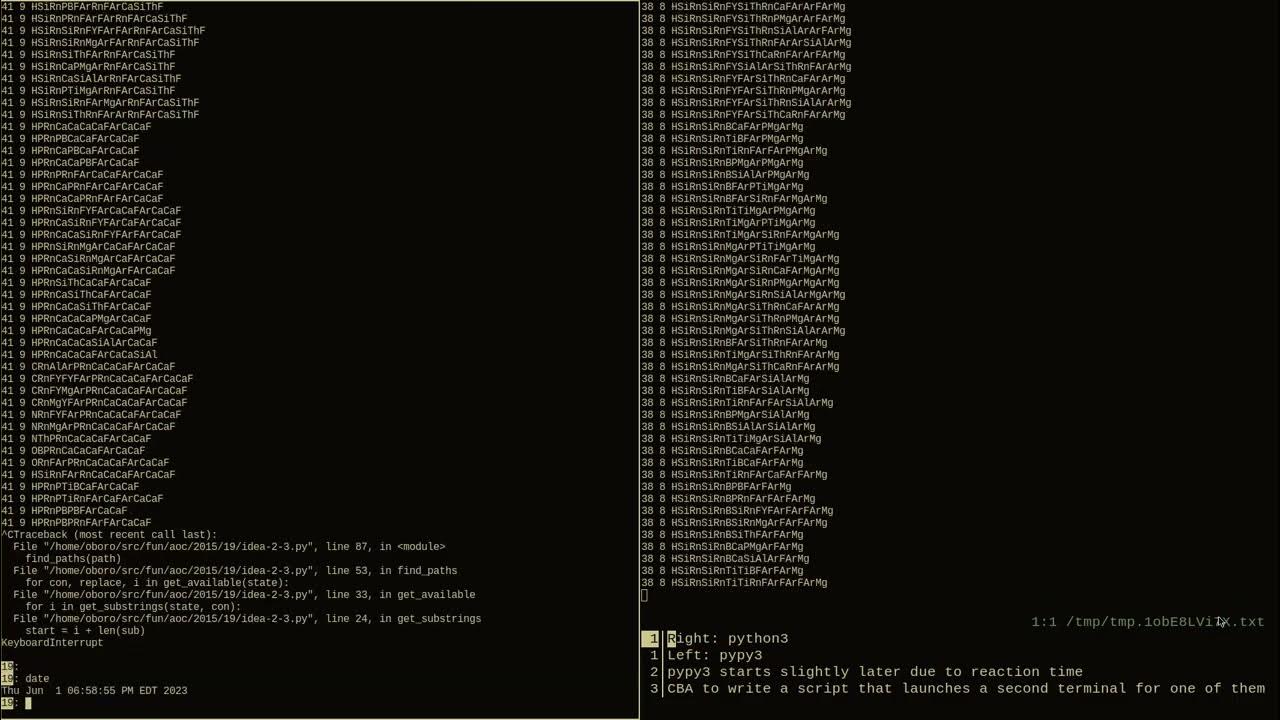 Aoc 19 Bfs Python Vs Pypy3 Youtube
