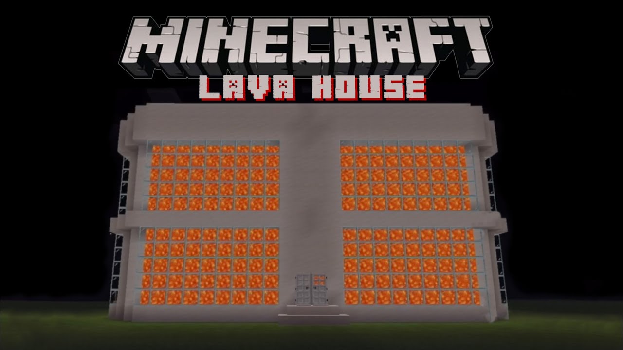 Minecraft LAVA HOUSE!!! - YouTube