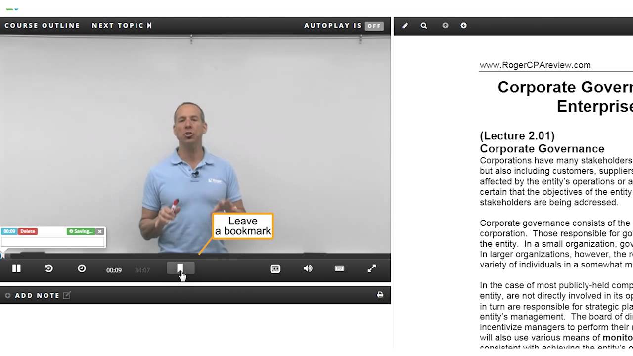 How to use the Roger CPA Review Course - YouTube