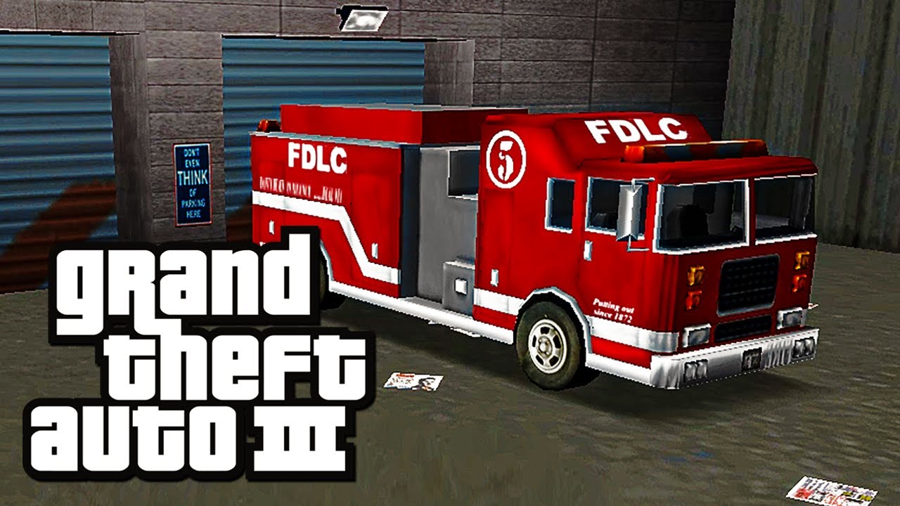 GTA 3 (Classic) - Side Mission - Firefighter [60 Fires] - YouTube