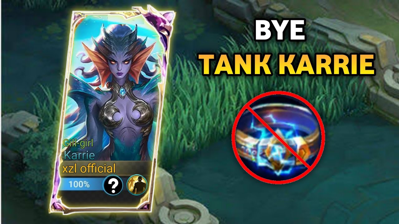BYE TANK KARRIE!! THIS KARRIE NEW BUILD WILL MAKE HER META AGAIN🤯 MLBB ...