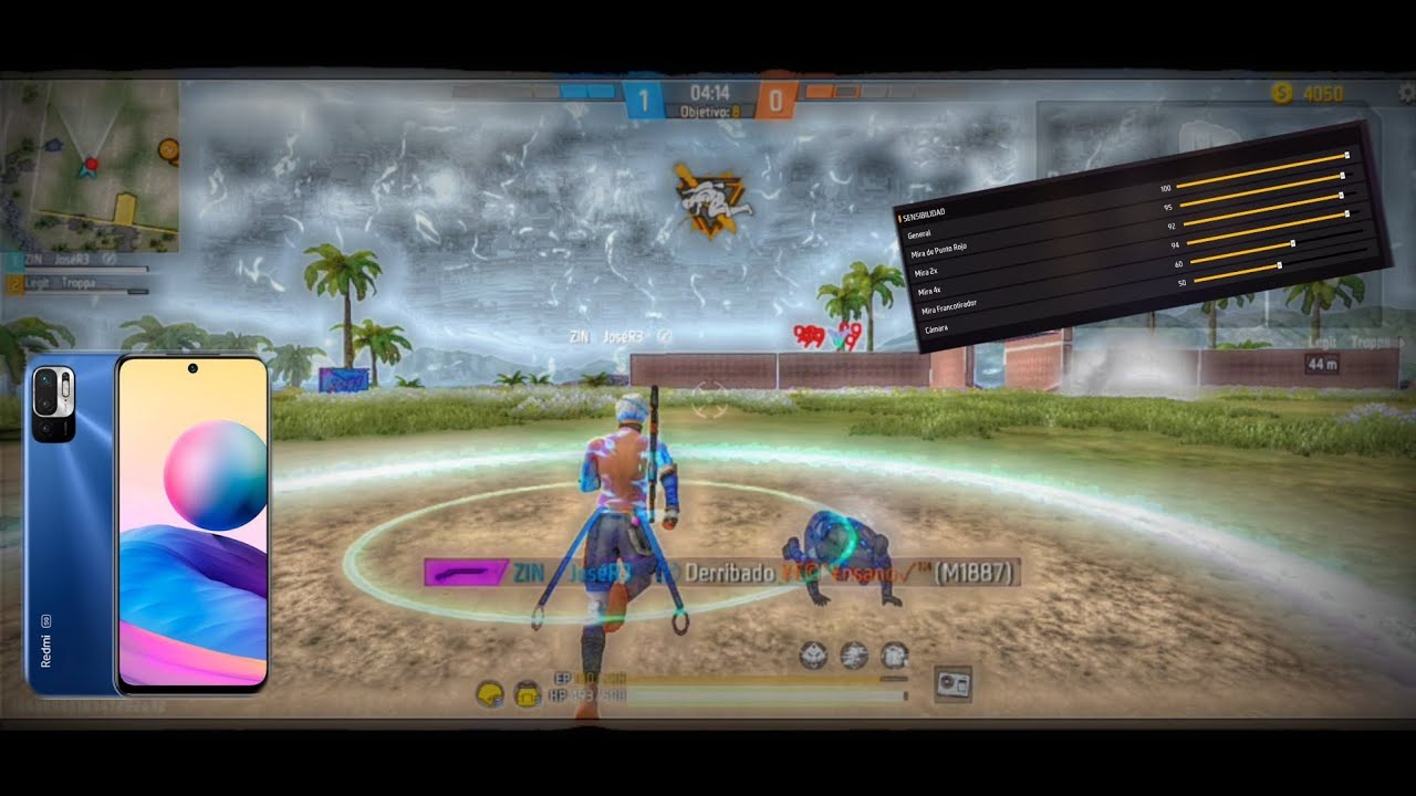 SENSITIVITY HEADSHOT XIAOMI REDMI NOTE 10 5G 🎯 FREE FIRE - YouTube