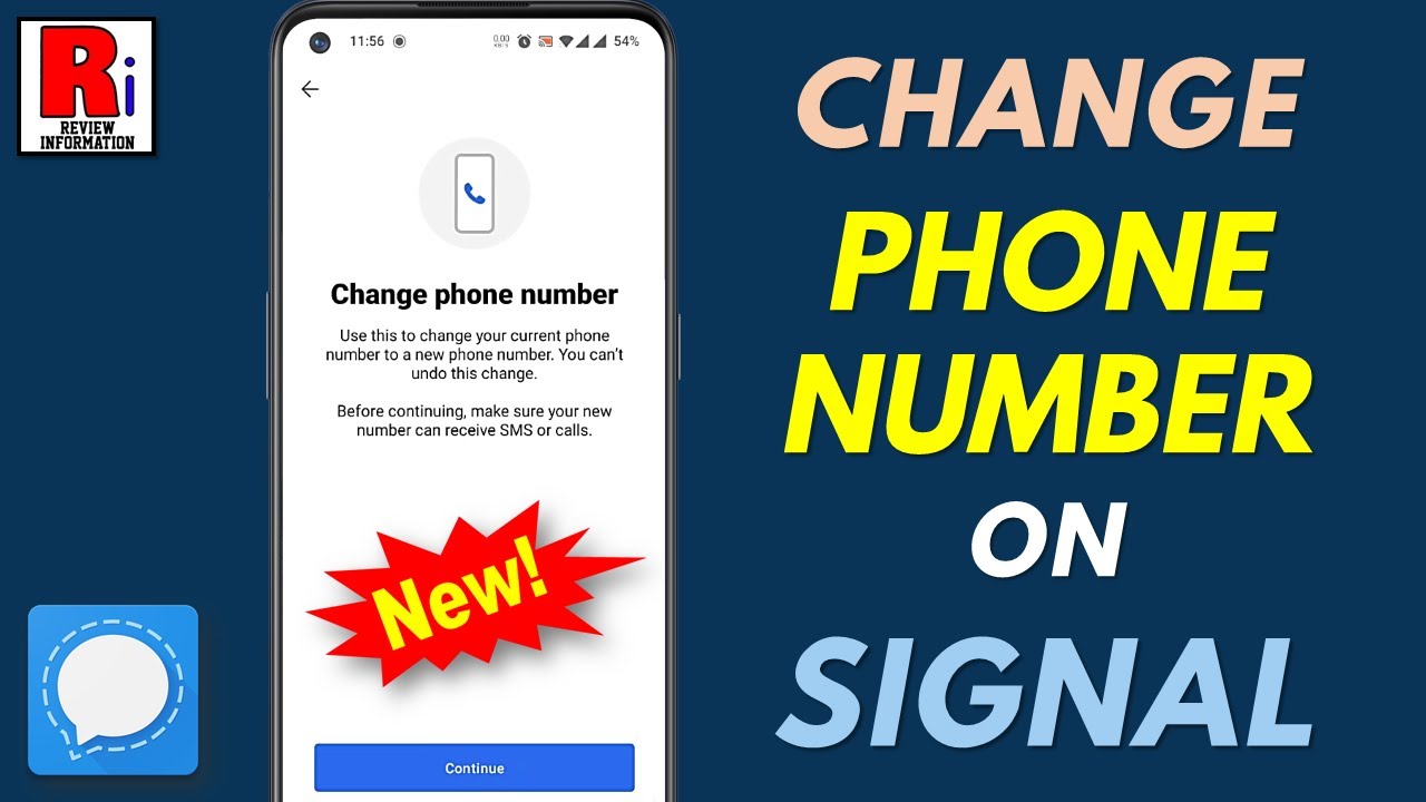 How to Change Phone Number on Signal Messenger (New Update) - YouTube