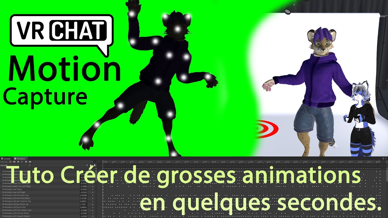 Animer un avatar sur unity n'a jamais été aussi simple / VRChat Mocap ...