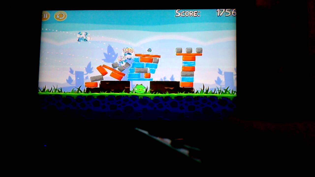 Roku 2 playing angry birds - YouTube