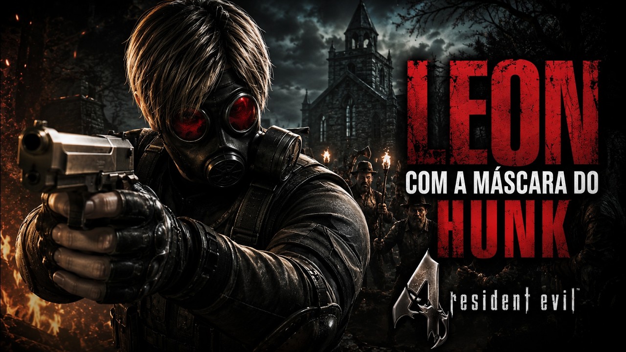 Leon-Vest Gás Mask Hunk MOD - RESIDENT EVIL 4 - YouTube