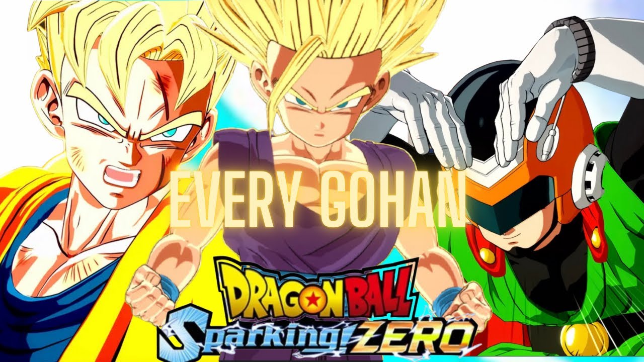 EVERY GOHAN sparking zero - YouTube