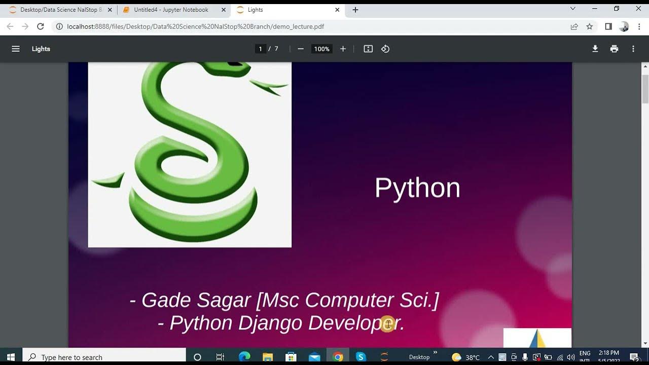 1 Python Introduction in hindi/English - YouTube