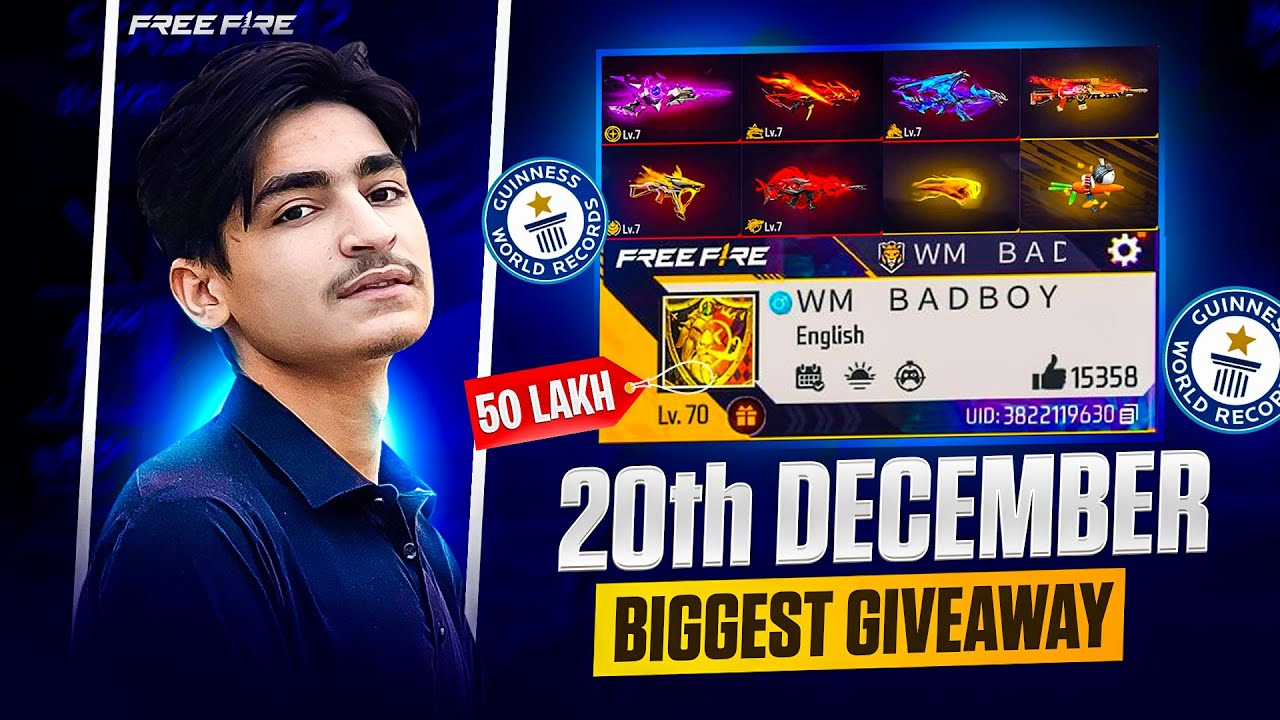 [LIVE] 800 Diamonds GiveAway 10 Kills || WM BADBOY - YouTube