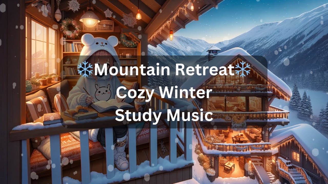 Cozy Winter Study Music - Snowy Mountain Retreat with Tokki Story ...