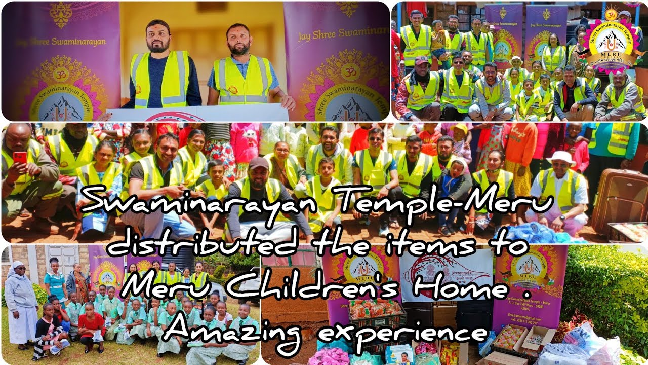 Swaminarayan Temple-Meru distributed the items to Meru Children's Home ...