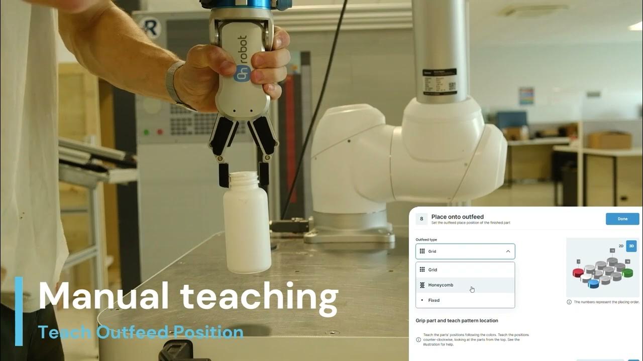 Rotalec OnRobot D:Ploy CNC Machine Tending Demo - YouTube