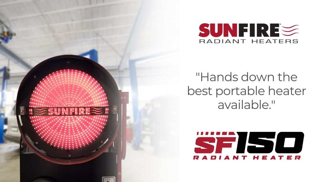 Sunfire Portable Radiant Heater Model# SF150 - YouTube