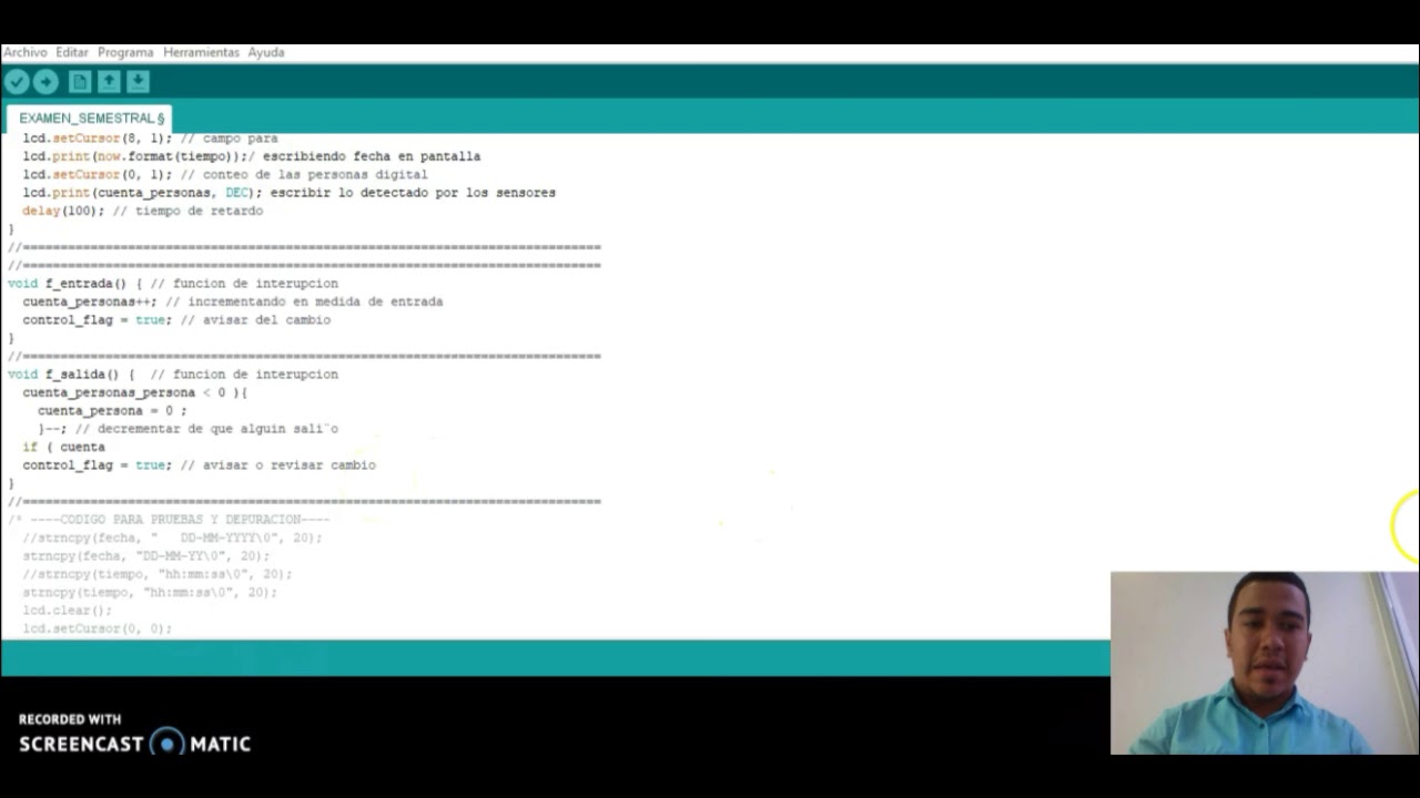 Proyecto Contador de personas Utilizando Arduino ,Modulo infrarrojo,Rtc ...