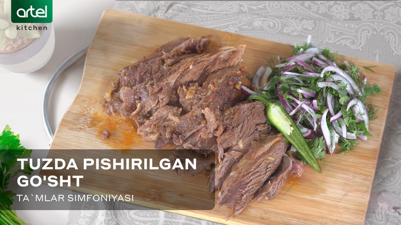 TUZDA PISHIRILGAN QO'Y GO'SHTI - YouTube