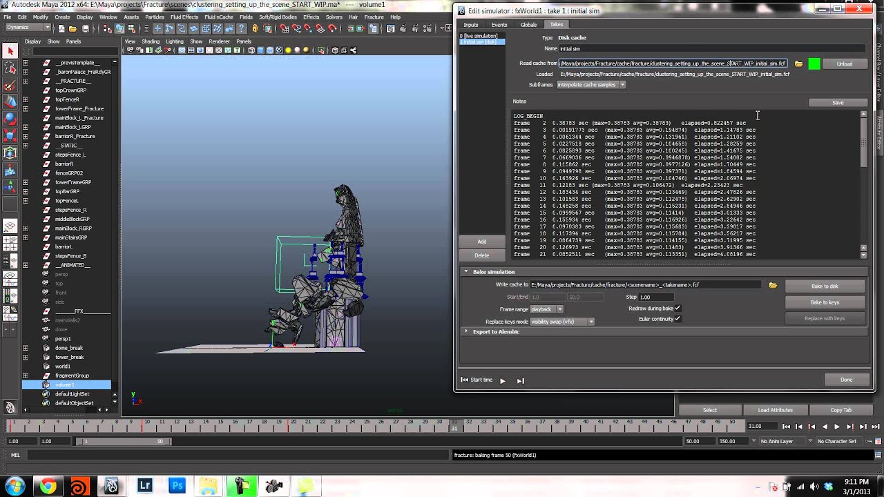 Fracture FX tutorial: Crumbling a tower - YouTube