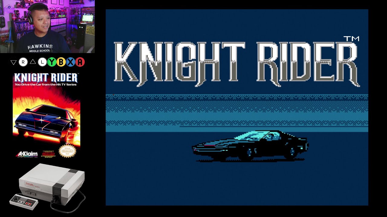 10MG Plays Knight Rider on NES - YouTube