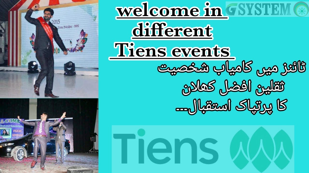 Welcome in different Tiens events - YouTube