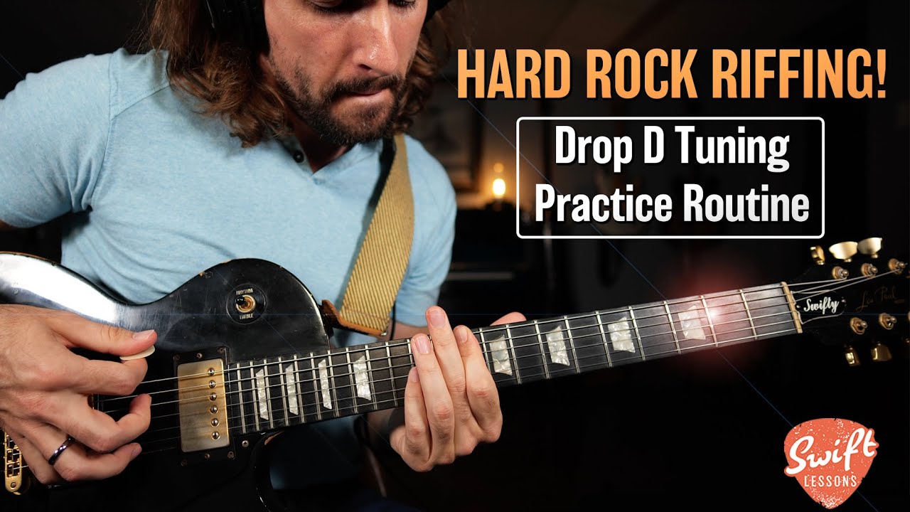 How to Play in Drop D Tuning - Hard Rock Riffs Guitar Lesson - YouTube