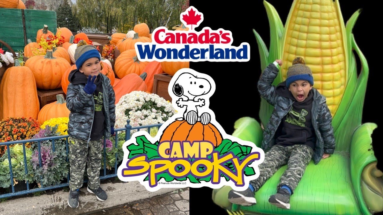 Quick Look at Camp Spooky at Canada's Wonderland for Halloween - YouTube