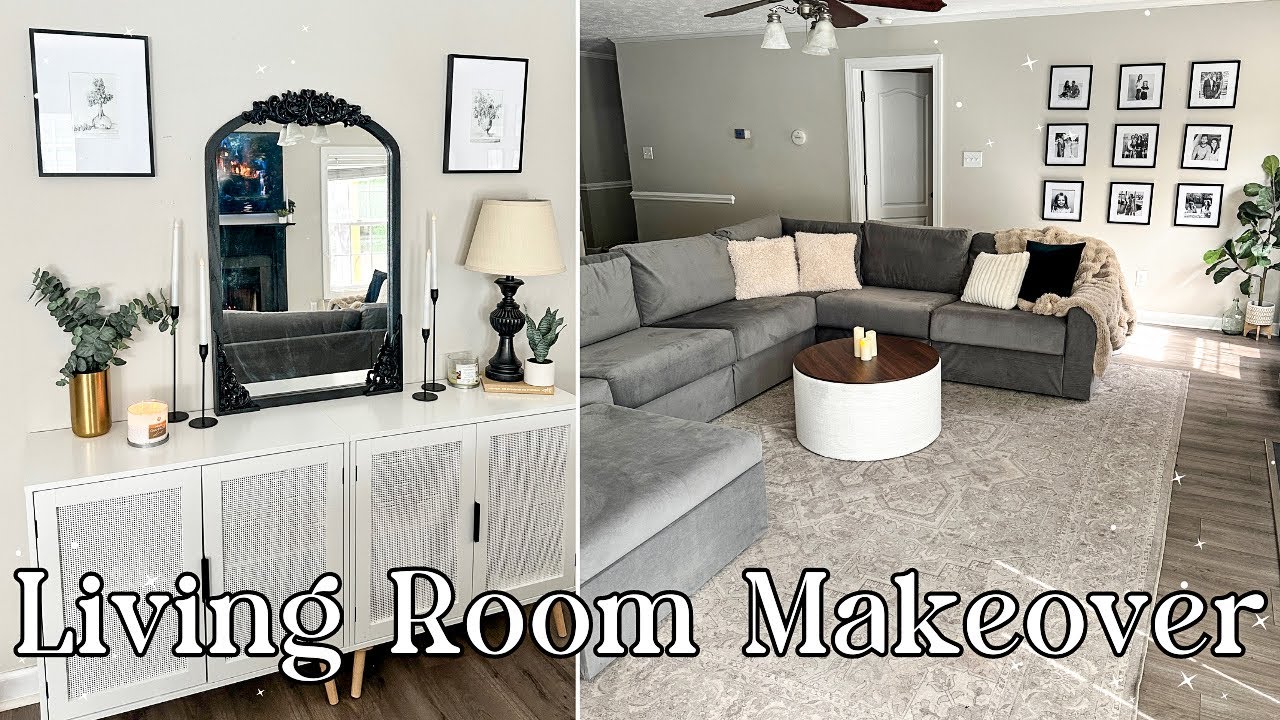 Living Room Makeover | Home Decorating Ideas | DIY Living Room Refresh ...