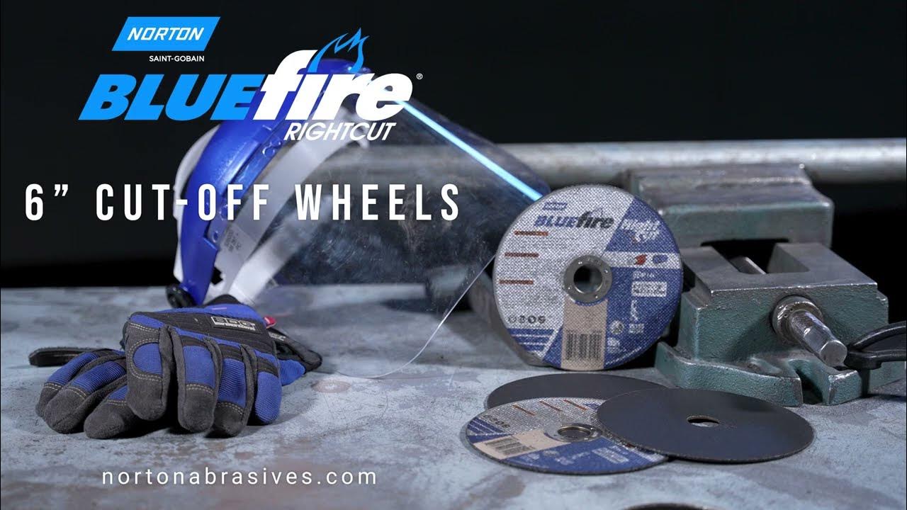 Smooth Cutting with Norton BlueFire Right Cut 6" CutOff Wheels - YouTube