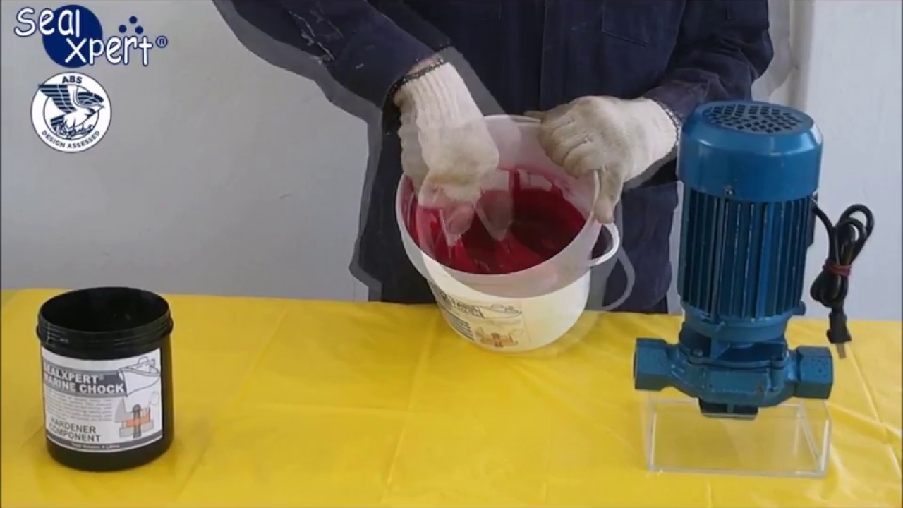 Chocking marine main propulsion and auxiliary machinery, pumps and ...