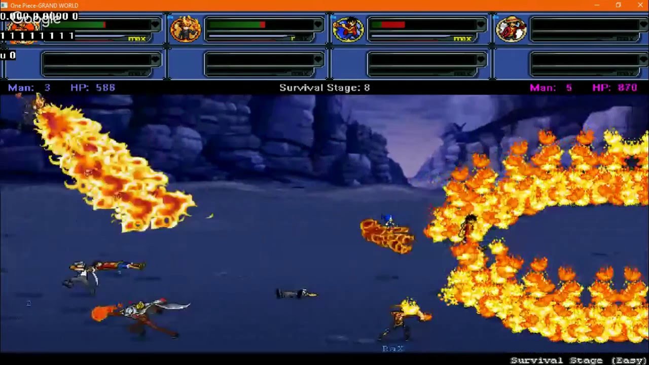 LF2 ONE PIECE ULTIMATE BATTLE w/Team [LIVE] - YouTube