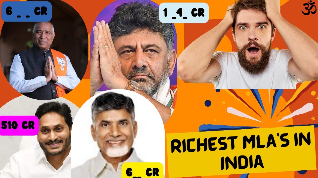 RICHEST MLA'S OF INDIA|LATEST 2024| - YouTube
