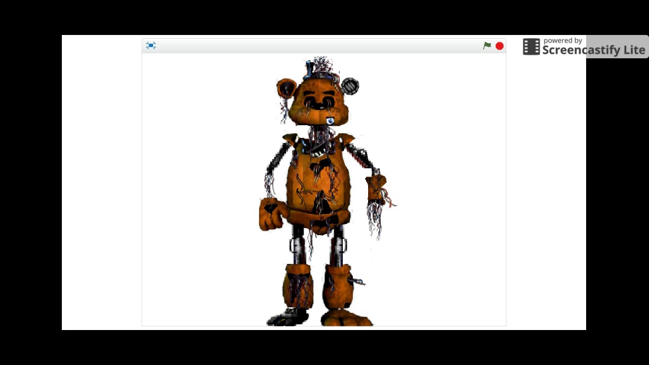 Fnaf 1 Destroyed Freddy Sings Fnaf song - YouTube
