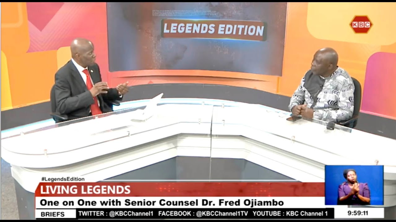 Living Legends I One on One with Senior Counsel Dr.Fred Ojiambo - YouTube