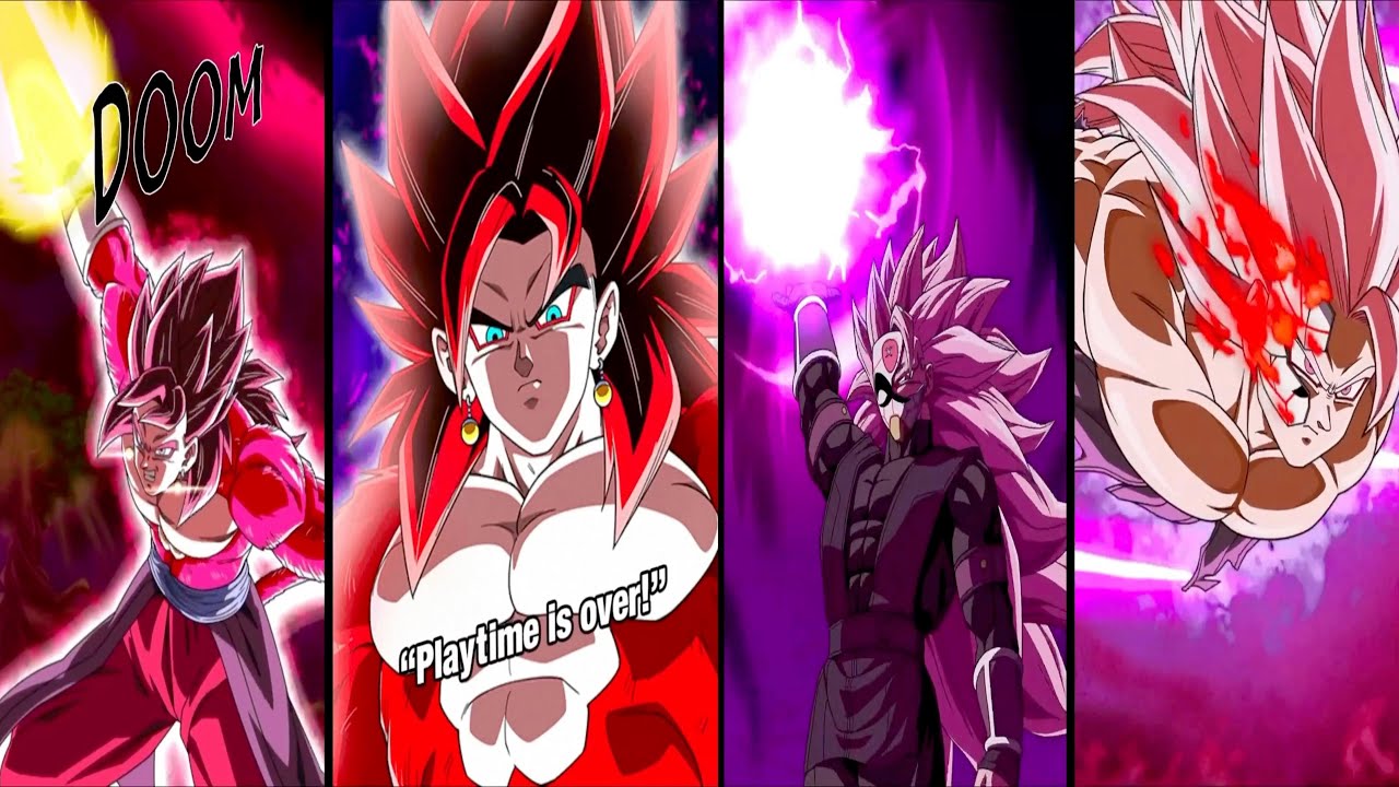 LIMIT BREAKER SSJ4 VEGITO, ROSE 3 GOKU BLACK + HEROES UNITS SUPER ...