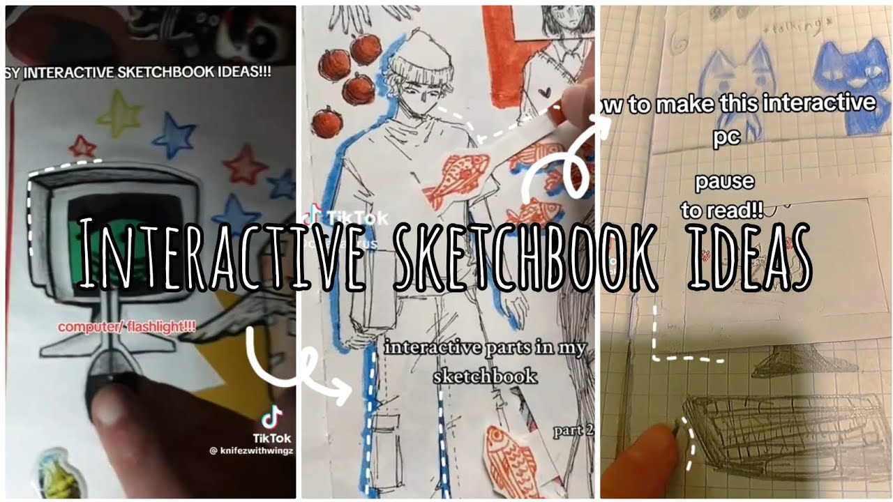 "How to make your sketchbook interactive and fun 🧠" - YouTube