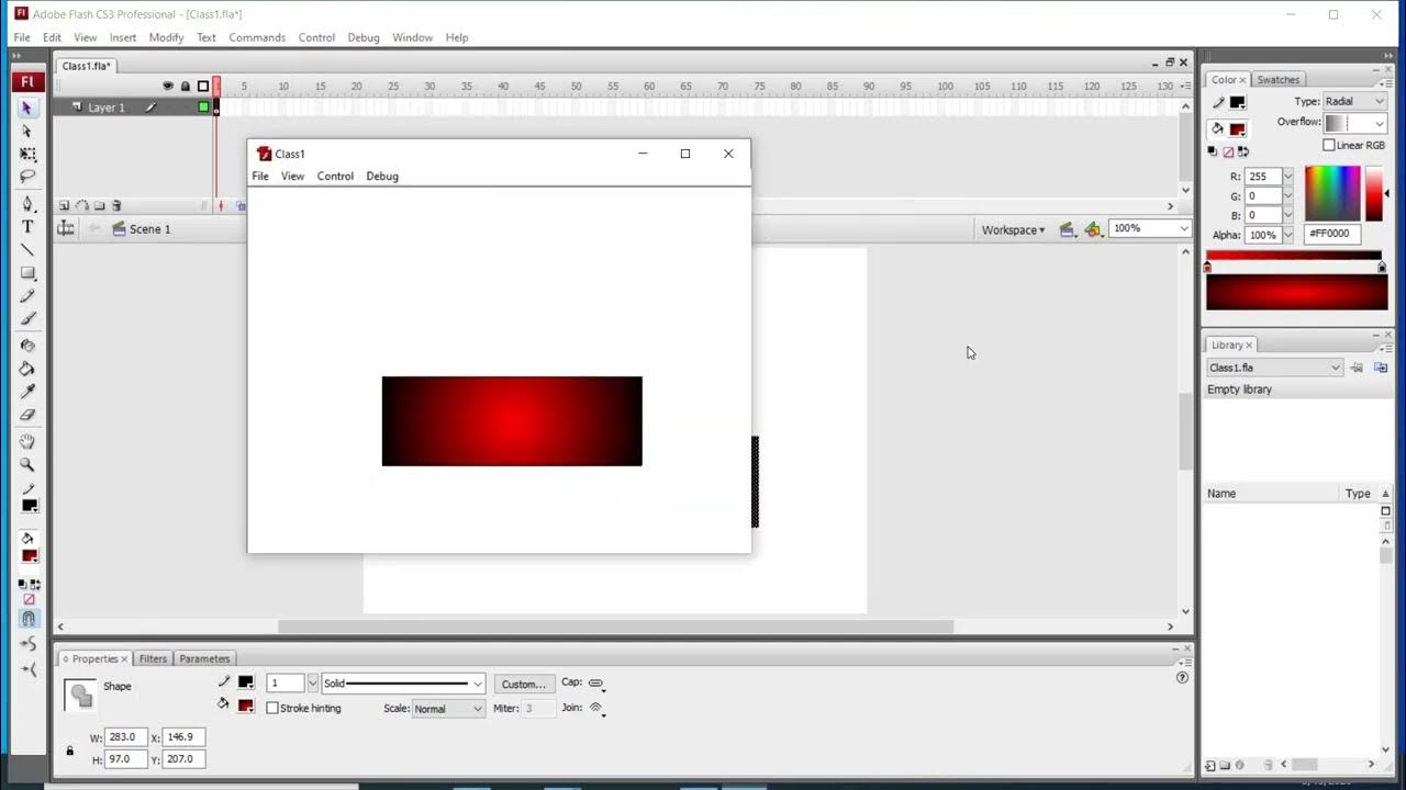 Adobe Flash CS3 Class 1 Introduction - YouTube